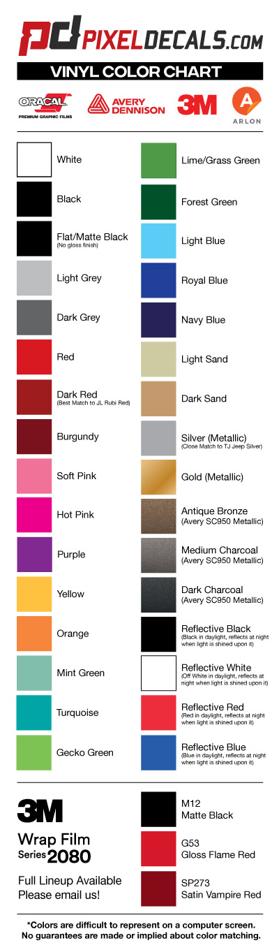 Vinyl-Color-Chart